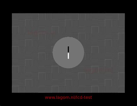 Sharpness Lagom Lcd Test