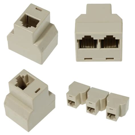 Купить 5 шт./лот RJ45 для сети Ethernet, 1 разъем RJ45 женский до 2 ...