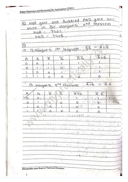 22421 Digital Electronics And Microcontroller Applications Dem Lab Manual Answers Second