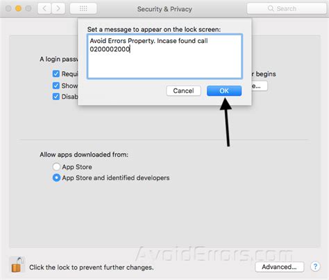 How To Add A Lock Screen Message In Mac Os Avoiderrors