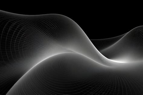 Premium Photo Gray Abstract Wireframe Technology Background