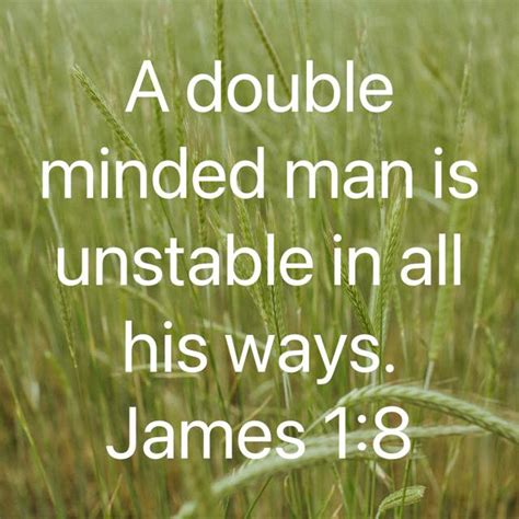 “a Double Minded Man Is Daily King James Bible Verses