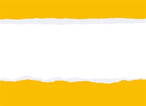 찢어진 반 장 찢어진 사각형 가로 종이 스트립 프리미엄 벡터