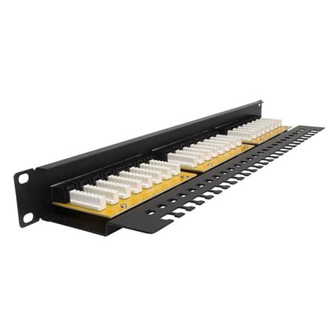 Triax Patch Panel 19 1u Krone Cat6 Utp 24 Portar Cdon