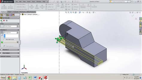 Solidworks Vibrator Arm Tutorial YouTube