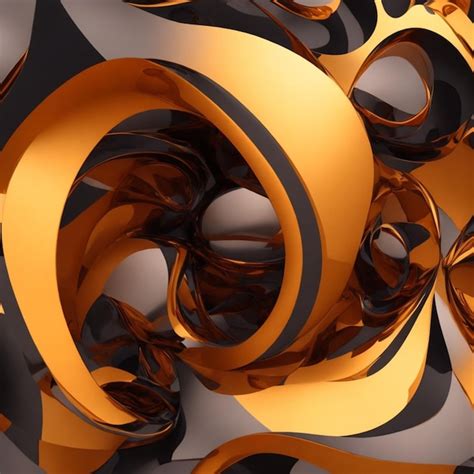 Premium Ai Image Abstract 3d Rendering Of Chaotic Geometric Shapes Reflective Surface Pattern