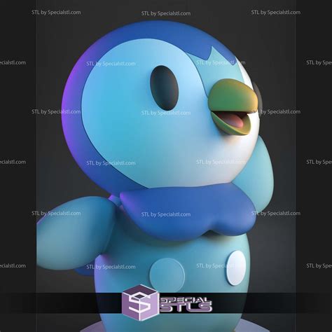 Chibi Piplup Tiplouf Pokemon Stl Files Specialstl