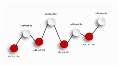 Visualizing Data With A Line Graph Featuring Red And White Points Powerpoint Template Free