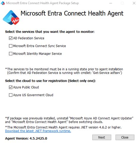 Microsoft Entra Connect Health Agents Für Ad Fs Microsoft Entra Id Microsoft Learn