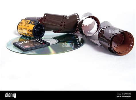 Photographic Film CD And Memory Card Stock Photo Alamy