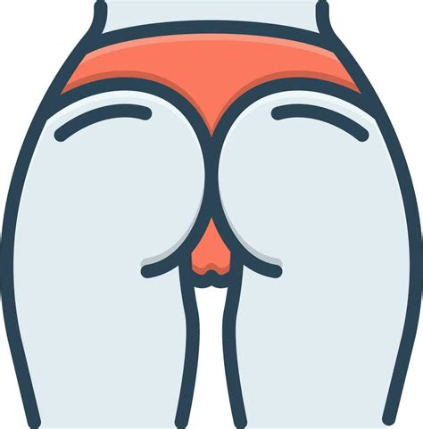 Color Icon For Ass Vector Art At Vecteezy