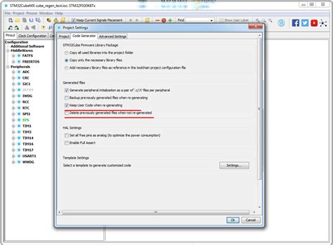 Stm32cubemx Removes All Files From Folder During R