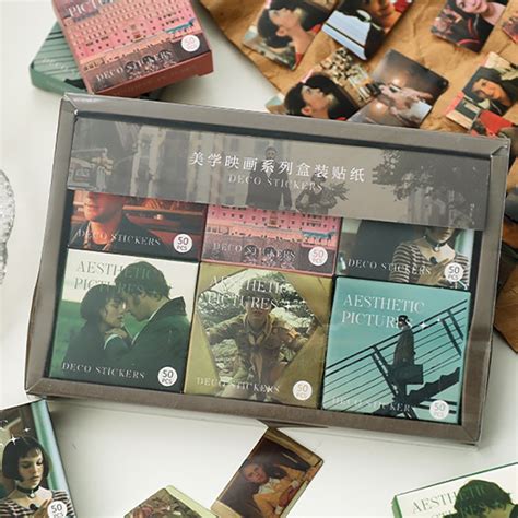 300 ชิ้น แพ็ค สติกเกอร์น่ารัก ฟิล์มกระดาษ ขยะ วารสารศิลปะ การประสานงาน Diy อัลบั้มรูป Diy