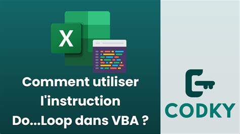 Comment Utiliser Linstruction Doloop Dans Vba Codky