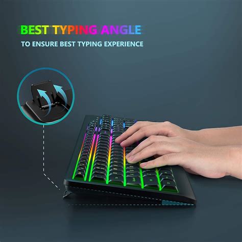 Seenda Wireless Keyboard And Mouse Combo Set Full Size Backlit Rechargeable In Nepal At Npr