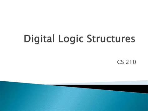 PPT Digital Logic Structures PowerPoint Presentation Free Download ID 9681184