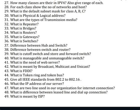 27 How Many Classes Are Their In Ipv4 Also Studyx