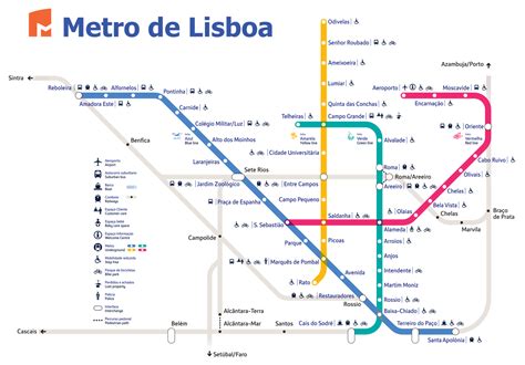Mapa Metro De Lisboa