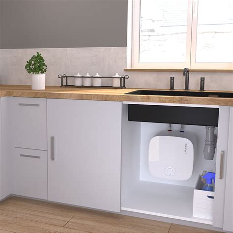 Малолитражен бойлер Atlantic Nanto 15 литра за монтаж под мивка Санитарен фаянс и смесители