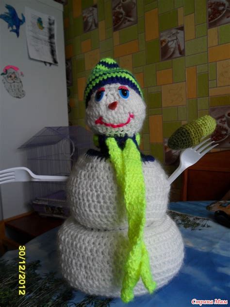 Футляр для бутылки Все в ажуре вязание крючком Страна Мам