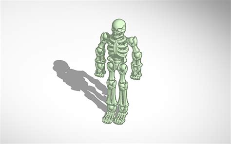 3d Design Spooky Scary Skeleton Tinkercad