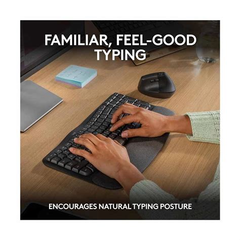 Logitech Ergo Series Wave Keys Wireless Graphite Keyboard Price In Bangladesh RYANS