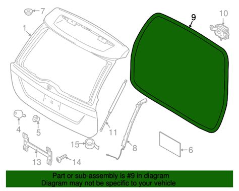 2010 2017 Volvo Xc60 Hatch Seal 31425976