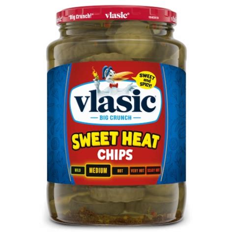 Vlasic Sweet Heat Pickle Chips Medium Spice 24 Oza Ralphs