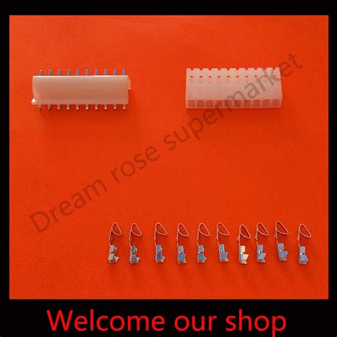 20sets Ch3 96 10pin Header Pins 3 96 Connectors Terminal Male Female