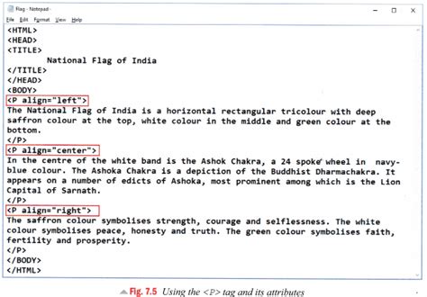 Cbse Notes For Class 7 Computer In Action Basic Html Tags Cbse Tuts