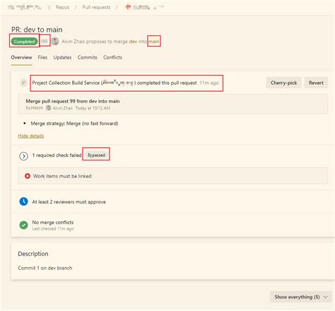 Azure How To Bypass Policies When Merging Using Create Pr Task For A Specific Account Stack