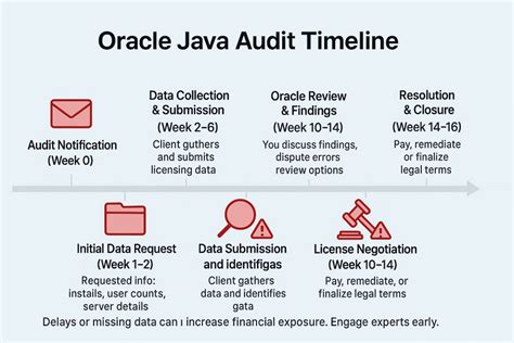 Oracle Java Audit Timeline