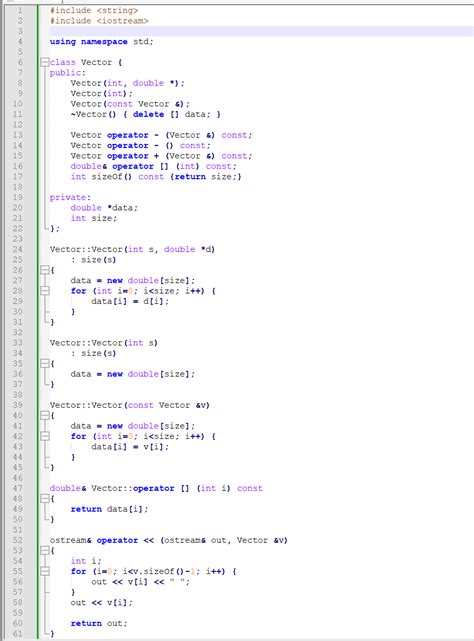 Solved Intro To C Starting With The Vector Cpp File That Chegg