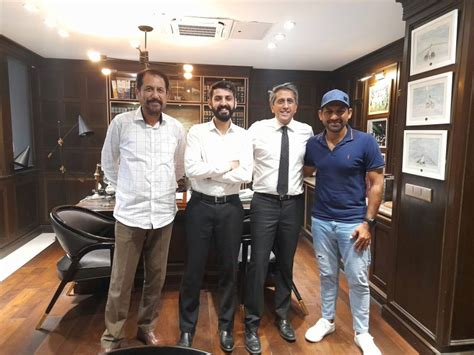 Farjad Khan On Linkedin Wonderful Having Sarfraz Ahmed Over At The Office