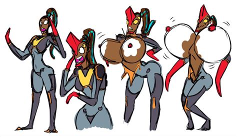 Rule 34 Breast Expansion Female Kevemperor Reaper Leviathan Robin