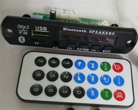New Audio Bluetooth MP Player Module With Panel USB TF FM Support Ape Flac Acc Format