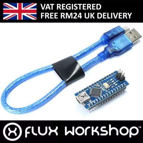 ATMEGA328P BOARD V3 0 CH340 USB NANO Arduino Compatible Cable Flux