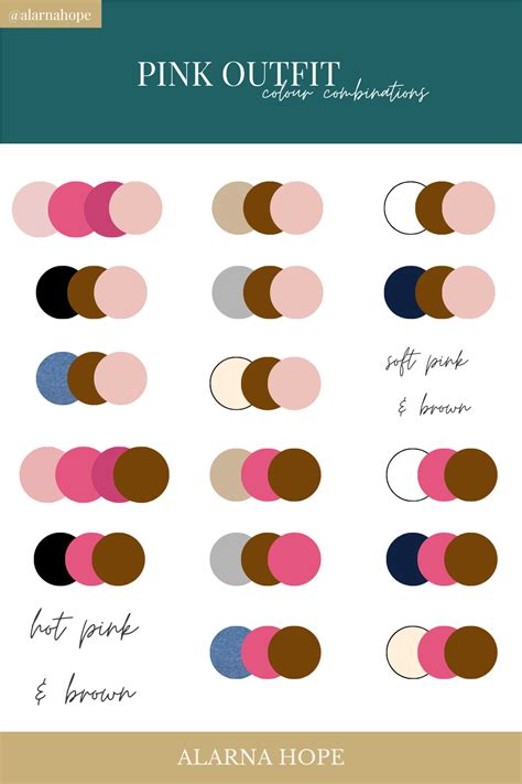 What Colours Go With Pink Clothes Pink Colour Combinations — Alarna Hope