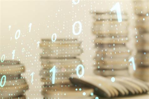 Premium Photo Abstract Virtual Binary Code Sketch On Growing Coins