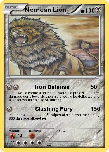 Pokémon Nemean Lion 17 17 Iron Defense My Pokemon Card