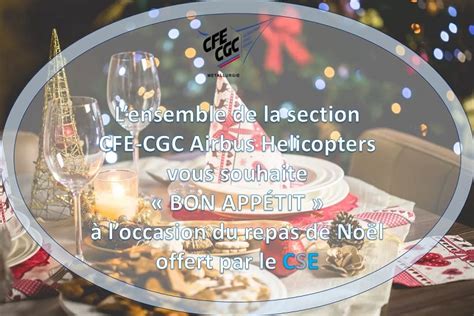 Le Repas De Noël Offert Par Le Cse… Applicopters