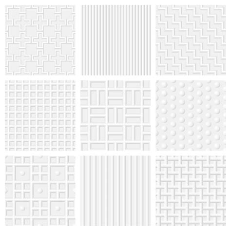Premium Vector Embossed Surface Seamless Patterns