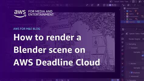 How To Render A Blender Scene On AWS Deadline Cloud AWS For M E Blog
