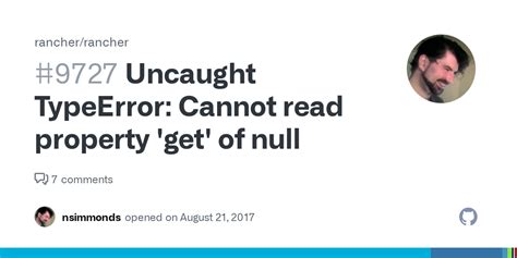Uncaught Typeerror Cannot Read Property Get Of Null · Issue 9727