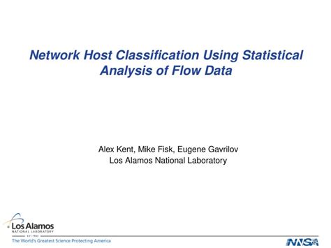 Ppt Network Host Classification Using Statistical Analysis Of Flow