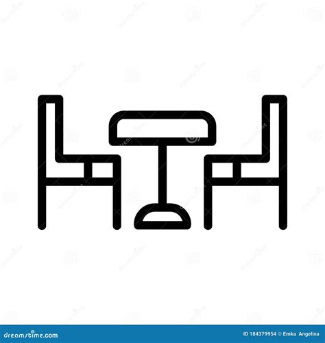 Dining Table Icon Or Logo Isolated Sign Symbol Vector Illustration Stock Vector Illustration