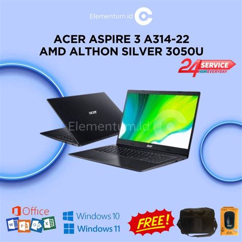 Jual Laptop Acer Aspire A Amd Athlon Silver U Gb Tb Win Shopee Indonesia