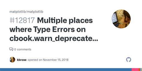 Multiple Places Where Type Errors On Cbookwarndeprecated Will Happen · Issue 12817