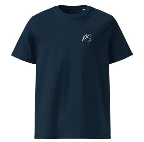 T Shirt Blue Front Logo Men T Shirt Streetwear Fitted