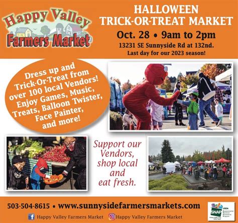 Halloween Trick Or Treat Market Sunnyside Farmers Market